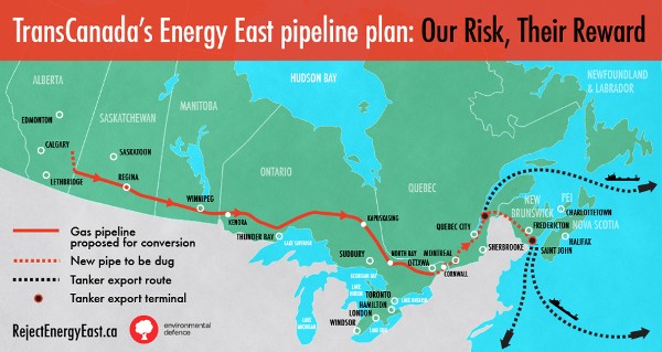 Energy East Pipeline: TransCanada's Keystone XL on Steroids - EcoWatch